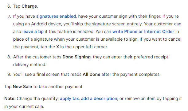 Square POS – Yiftee Support Center