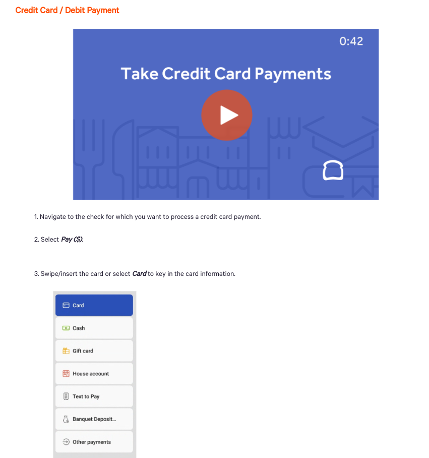 Toast POS – Yiftee Support Center